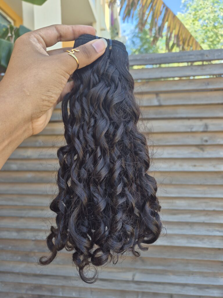 Italian curl weave bundle
